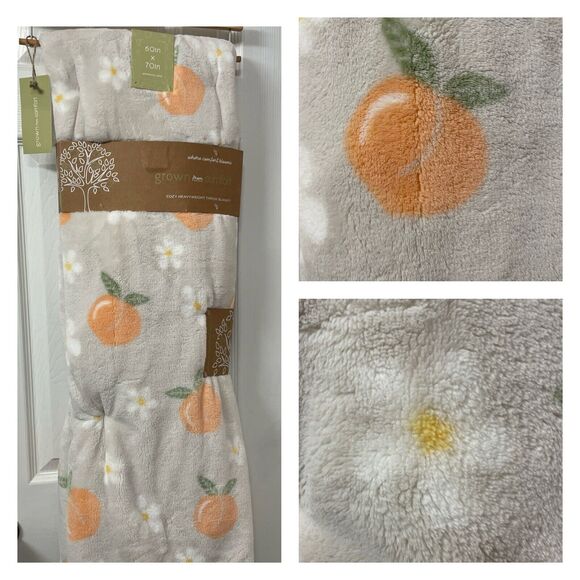 Unbranded | Bedding | Sweet Peaches 6x70 Heavyweight Cozy Oversized ...